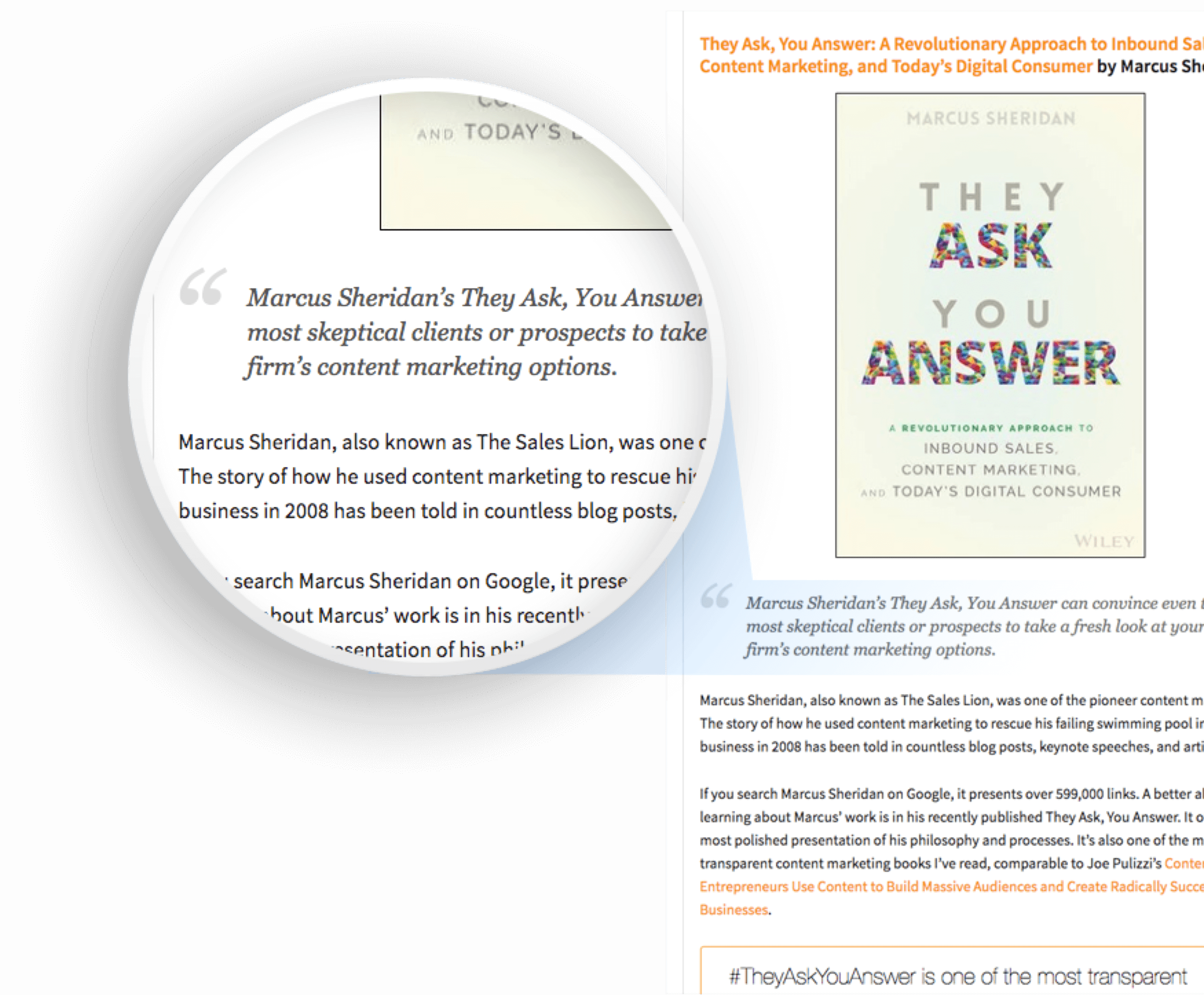 They Ask, You Answer (2019) | Marcus Sheridan